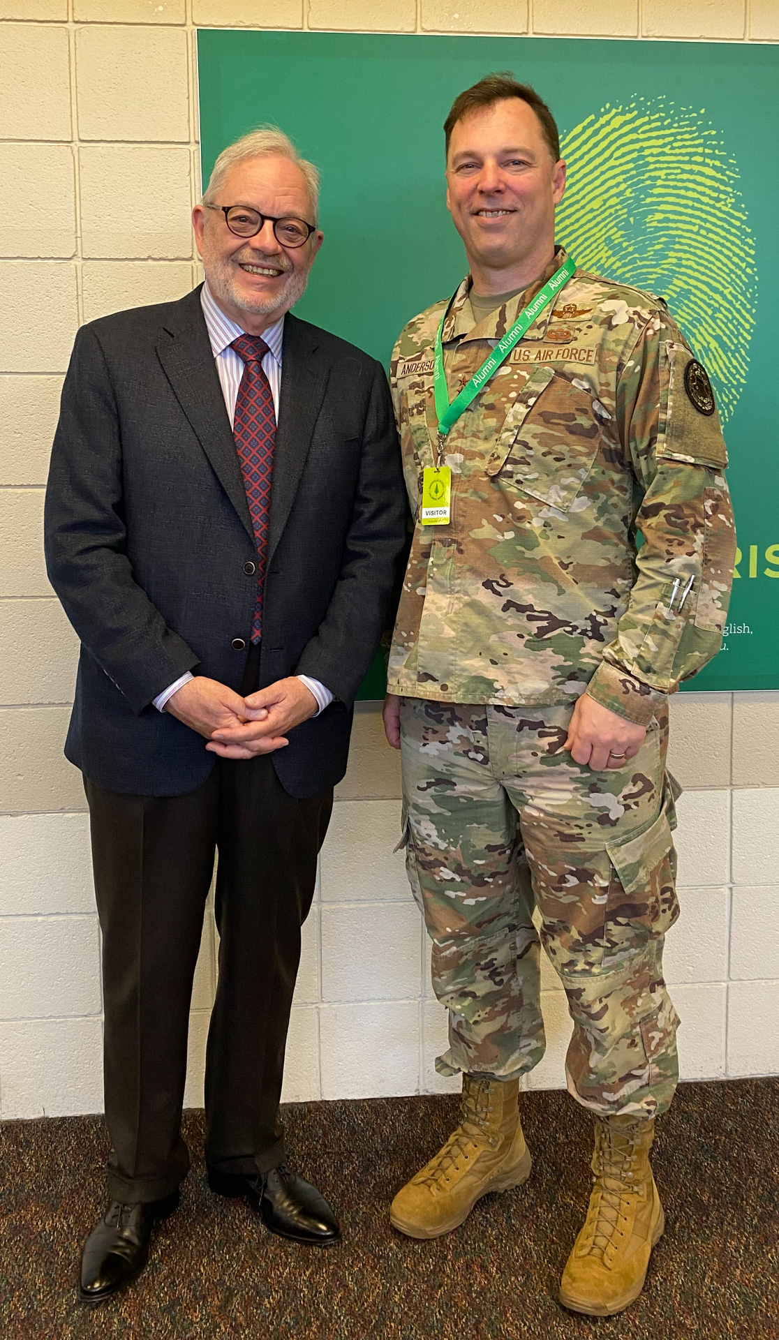 A GENERAL ON CAMPUS: ALUM DAGVIN ANDERSON ’88 GUEST LECTURES IN ...